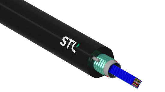 STL Ribbon Lite | Unitube Gel Free Single Jacket Armored Ribbon OFC ...